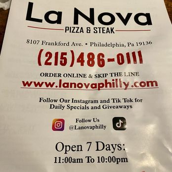 LA NOVA PIZZA & STEAK - Updated December 2025 - 51 Photos & 22 Reviews ...