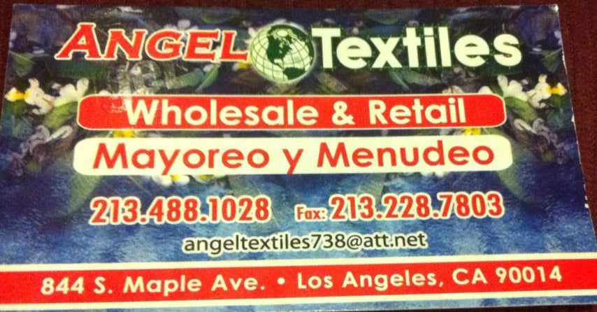 ANGEL TEXTILES - Updated January 2025 - 10 Reviews - 844 S Maple Ave ...