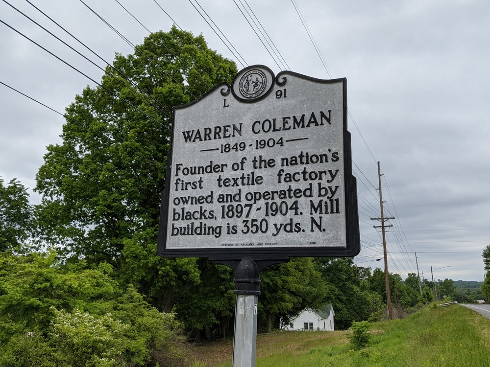 WARREN COLEMAN HISTORICAL MARKER - Updated June 2025 - Warren C Coleman ...