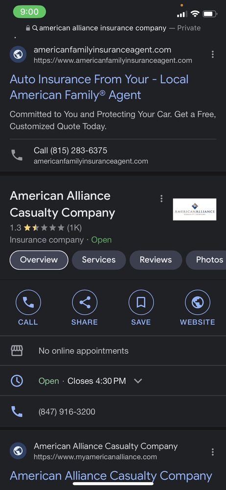 AMERICAN ALLIANCE CASUALTY - 263 Reviews - Chicago, Illinois - Auto ...