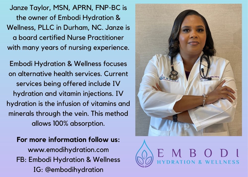 EMBODI HYDRATION & WELLNESS - Updated August 2024 - 3115 Academy Rd ...