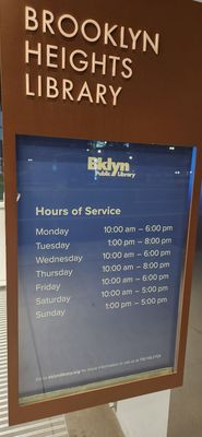 BROOKLYN PUBLIC LIBRARY - BROOKLYN HEIGHTS LIBRARY - Updated October ...