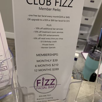 FIZZ FACIAL BAR - Updated January 2026 - 17 Photos & 10 Reviews - 111 ...