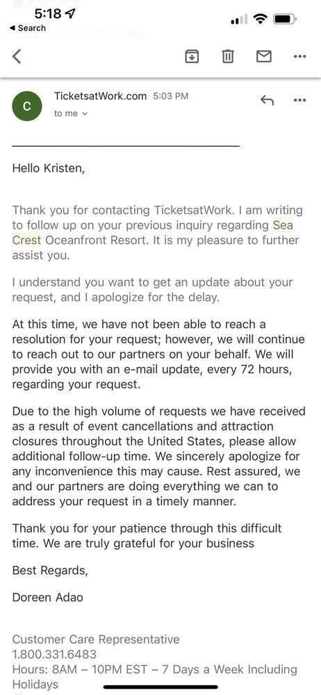 TICKETS AT WORK - 5551 Vanguard St, Orlando, FL - Yelp