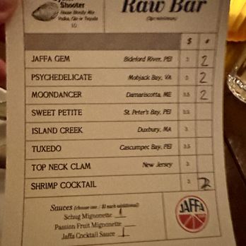 JAFFA BAR - Updated October 2025 - 176 Photos & 54 Reviews - 1625 N ...