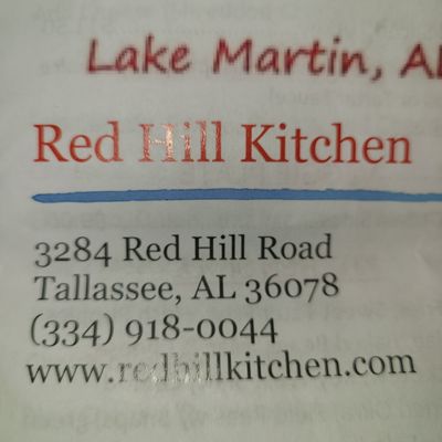RED HILL KITCHEN - 3284 Red Hill Rd, Tallassee, Alabama - Barbeque ...