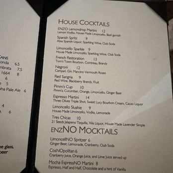 ENZO BISTRO & WINE BAR - Updated August 2024 - 139 Photos & 95 Reviews ...