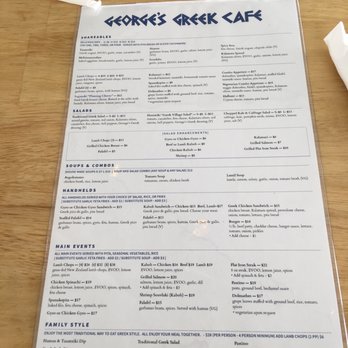 GEORGE’S GREEK CAFE - Updated 05/2025 - 1096 Photos & 1617 Reviews ...