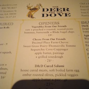 THE DEER AND THE DOVE - Updated May 2024 - 255 Photos & 136 Reviews ...
