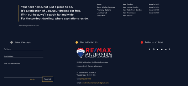 NEW DEVELOPMENT FOR SALE - RE/MAX MILLENNIUM - Updated January 2025 - Request Information - 81 ...