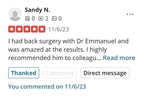 PAYMAN RICHARD EMMANUEL, MD - ORTHOPEDIC & SPINE INSTITUTE - Updated ...