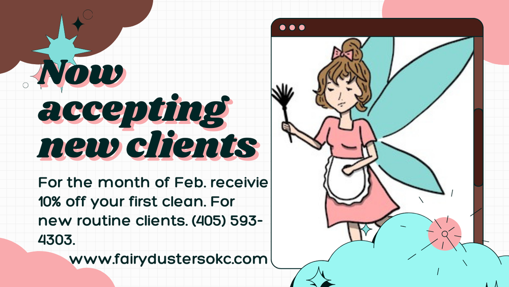 FAIRY DUSTERS - Request a Quote - Oklahoma City, Oklahoma - Home Cleaning - Phone Number - Yelp