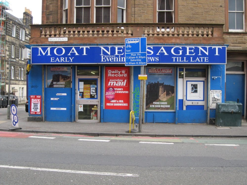 MOAT NEWSAGENTS - Updated December 2025 - 8 Moat Pl, Edinburgh, United ...