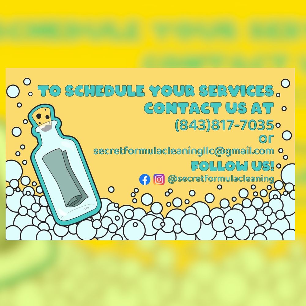 SECRET FORMULA CLEANING - Updated February 2025 - Request a Quote ...