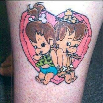 Pebbles and bam bam tattoos photos - Wisconsintattoocompany.com