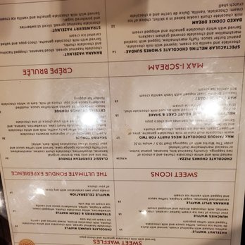 Max brenner menu store