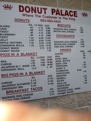 DONUT PALACE - Updated December 2025 - 5530 Old Jacksonville Hwy, Tyler ...