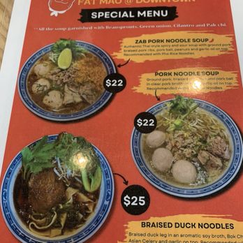 FAT MAO NOODLES - Updated June 2025 - 261 Photos & 93 Reviews - 983 ...