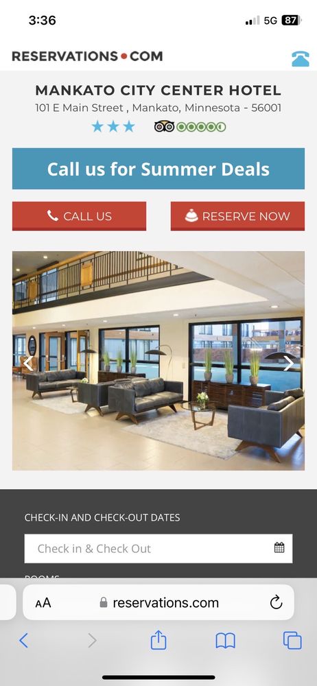 MANKATO CITY CENTER HOTEL - Updated February 2026 - 41 Photos & 48 ...