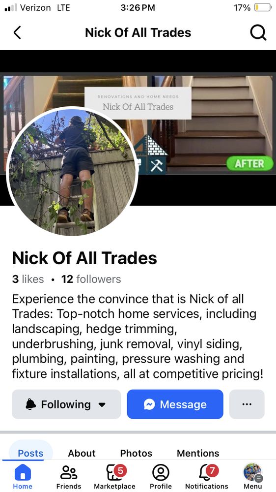 NICK OF ALL TRADES - Updated October 2025 - Pendleton, South Carolina ...