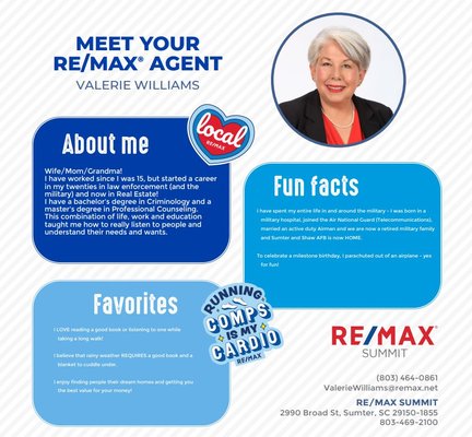 VALERIE WILLIAMS - RE/MAX SUMMIT - Updated August 2024 - Contact Agent ...