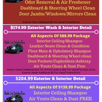 MOBILE CAR DETAILING BOSS - Updated September 2024 - 69 Photos & 38 ...