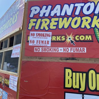 Phantom Fireworks Logo Sign
