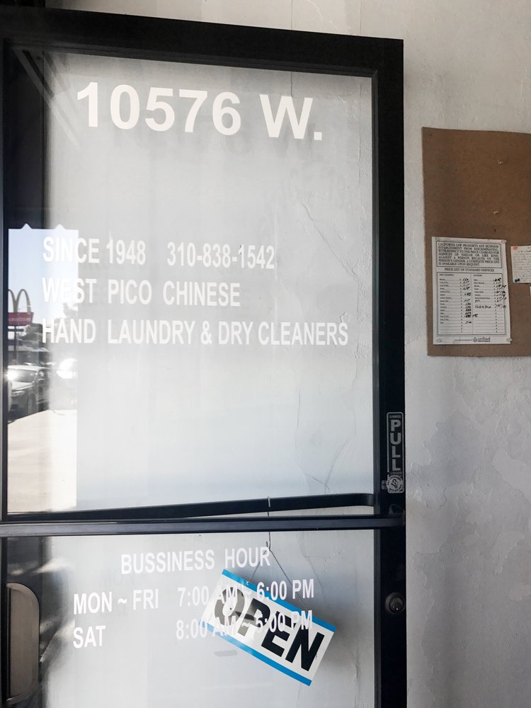 WEST PICO CHINESE HAND LAUNDRY CLEANERS - Updated January 2026 - 20 ...