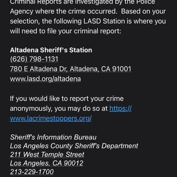 ALTADENA SHERIFF’S STATION - Updated November 2025 - 18 Reviews - 780 E ...