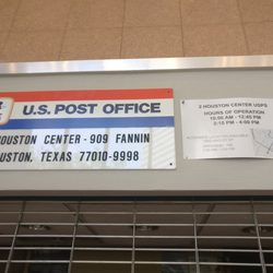 USPS POST OFFICE - 909 Fannin St, Houston, Texas - Post Offices - Phone ...