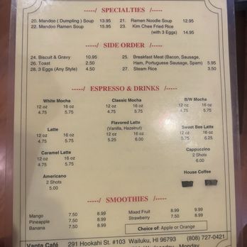 VANTA CAFE - Updated June 2025 - 627 Photos & 638 Reviews - 291 Hookahi ...