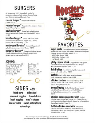 ROOSTER’S SPORTS BAR & GRILL - OWASSO - Updated September 2025 - 26 ...