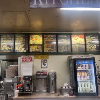 George's burgers menu store