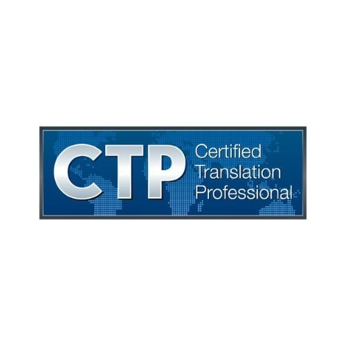 CERTIFIED TRANSLATION PROFESSIONAL - Updated May 2024 - 225 Creekstone ...