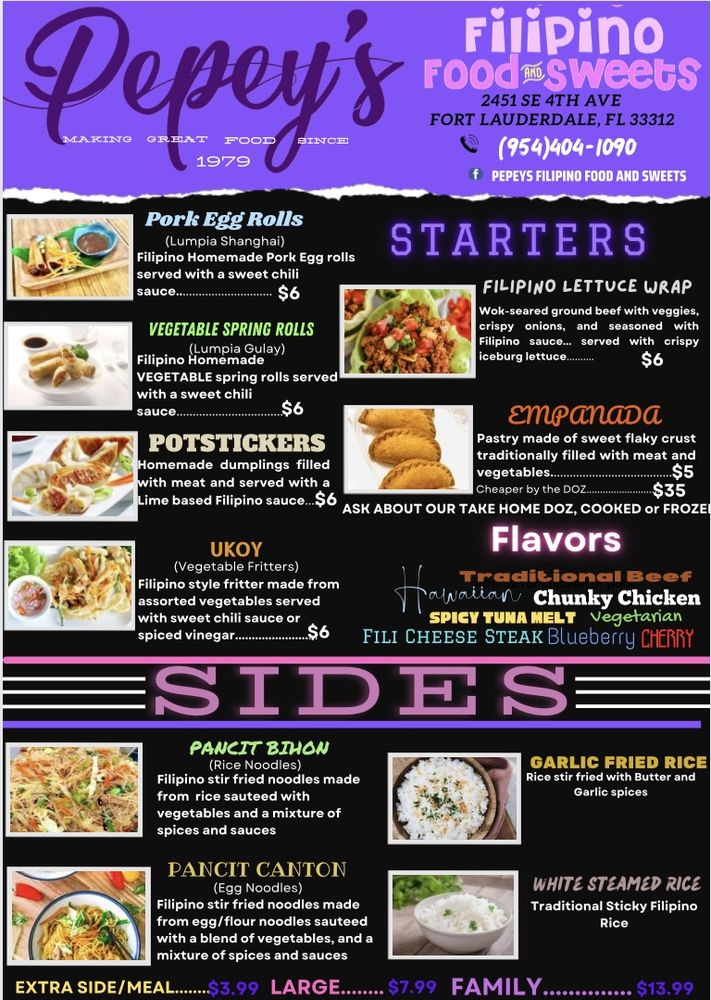 PEPEY’S FILIPINO FOOD AND SWEETS - Updated July 2025 - 2451 SE 4th Ave ...