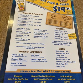 C-LOVERS FISH & CHIPS - Updated January 2026 - 111 Photos & 88 Reviews ...