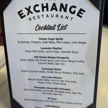 THE EXCHANGE RESTAURANT - Updated December 2025 - 83 Photos & 47 ...