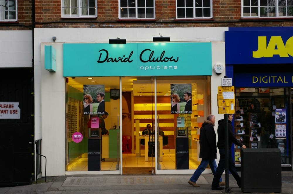 DAVID CLULOW - 185 Kings Road, London, United Kingdom - Eyewear ...