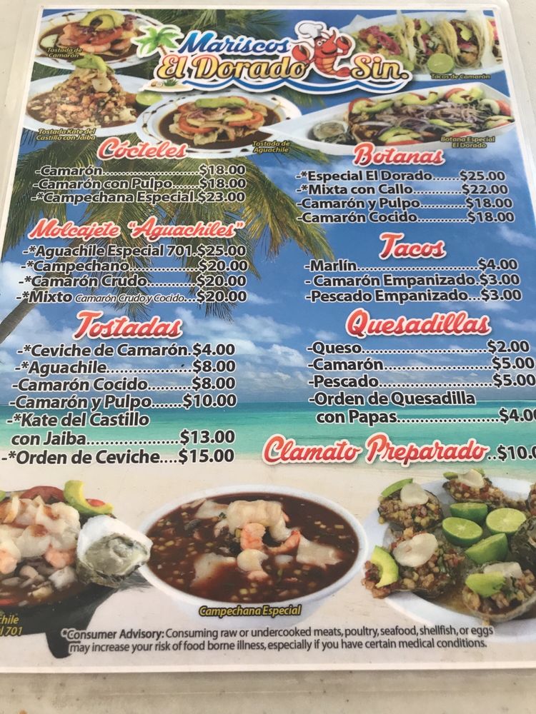 MARISCOS EL DORADO SIN - 4215 S 7th St, Phoenix, AZ, United States - Yelp