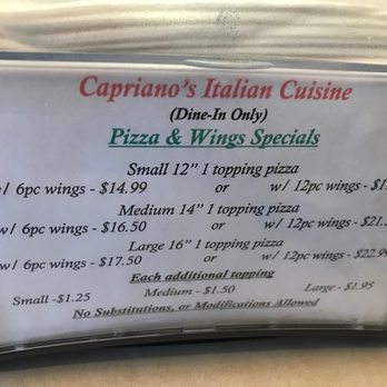 CAPRIANOS - Updated August 2024 - 50 Photos & 61 Reviews - 231 Faith Rd ...