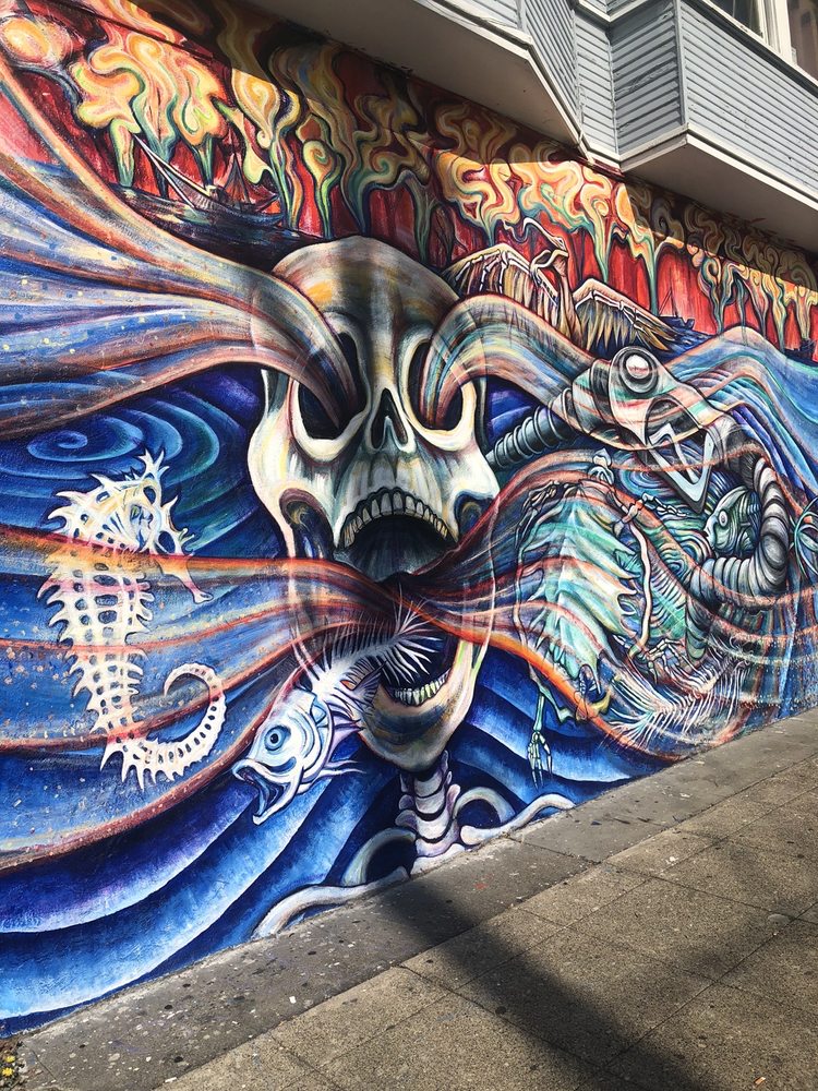 THIS IS THE SPILL MURAL - Updated July 2024 - 2001 Emerson St, Berkeley ...