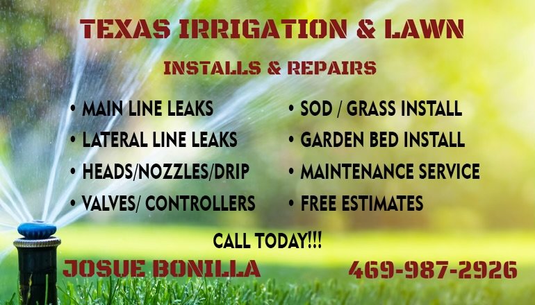 TEXAS IRRIGATION & LAWN - Updated October 2024 - 2534 Vintage St ...