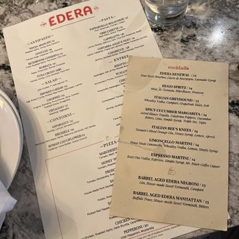 EDERA ITALIAN EATERY - Updated December 2024 - 499 Photos & 223 Reviews ...