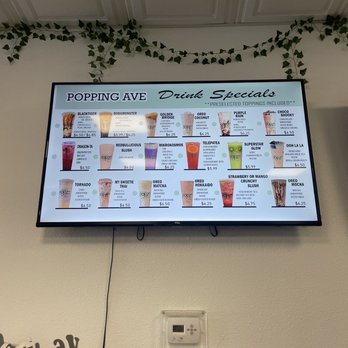 POPPING AVE BOBA TEA - Updated May 2025 - 823 Photos & 305 Reviews ...