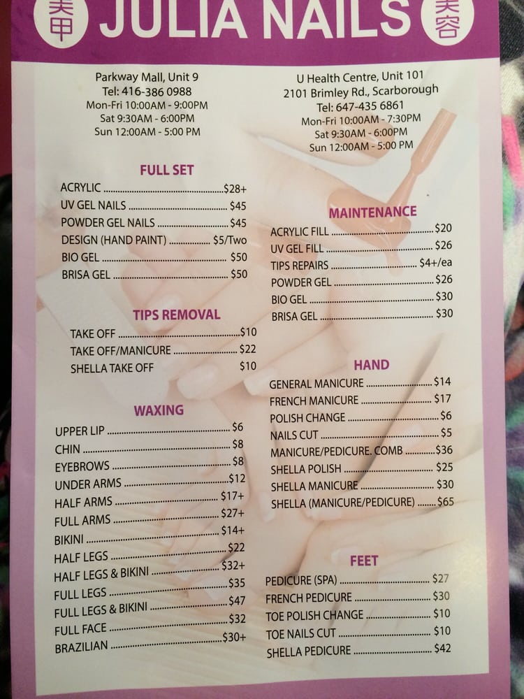 JULIA’S NAILS - Updated December 2025 - 2101 Brimley Road, Toronto ...