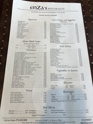 ENZA’S RESTAURANT & PIZZERIA - Updated December 2025 - 27 Photos & 76 ...