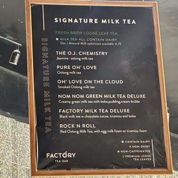 FACTORY TEA BAR - SAN GABRIEL - Updated January 2025 - 2461 Photos ...