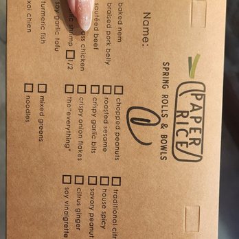 PAPER RICE - SPRING ROLLS & BOWLS - Updated April 2025 - 969 Photos ...