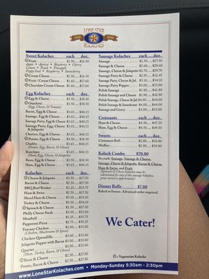 LONE STAR KOLACHE - 1207 E Palm Valley Blvd, Round Rock, Texas ...