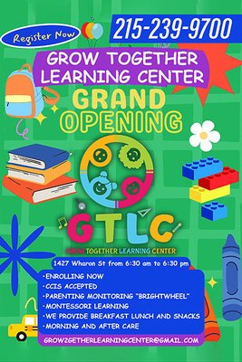 GROW TOGETHER LEARNING CENTER - Updated December 2025 - 1427 Wharton St ...
